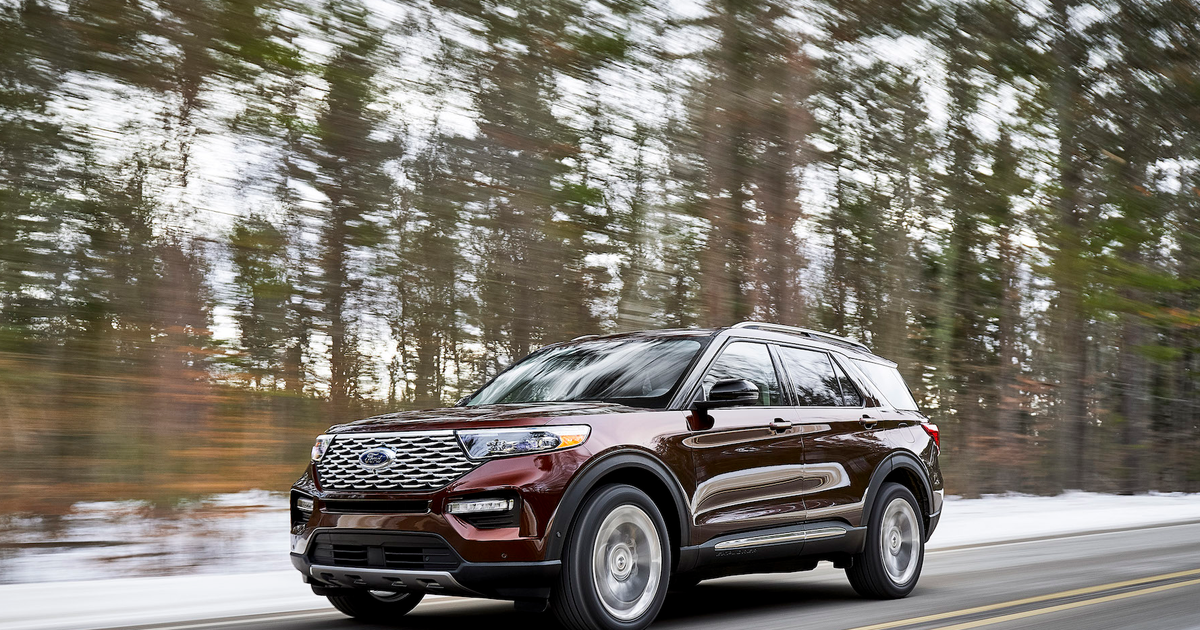 The new Ford Explorer can be equipped with tires that can repair ...