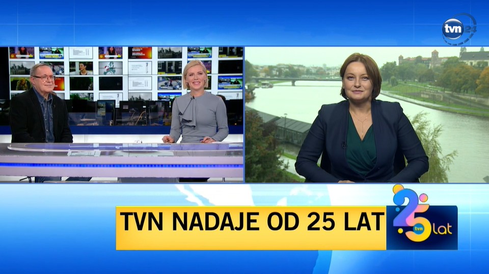 25 Lat Tvn Dziennikarze świętują Rocznicę Powstania Stacji Wiadomości