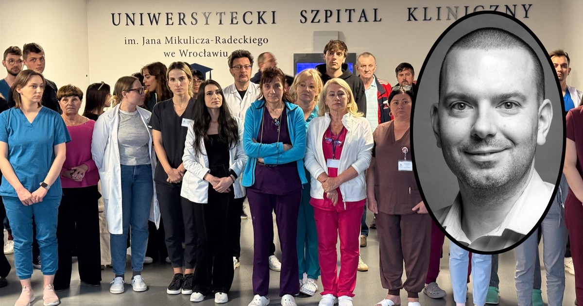 Zabójstwo w szpitalu. Minuta ciszy dla Tomasza Soleckiego i ofiar przemocy