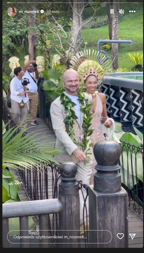 Omenaa Mensah i Rafał Brzoska wzięli drugi ślub. Jest WIDEO i ZDJĘCIA ...