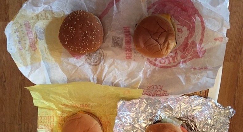 I tried cheeseburgers from 4 fast-food chains and there was a clear ...