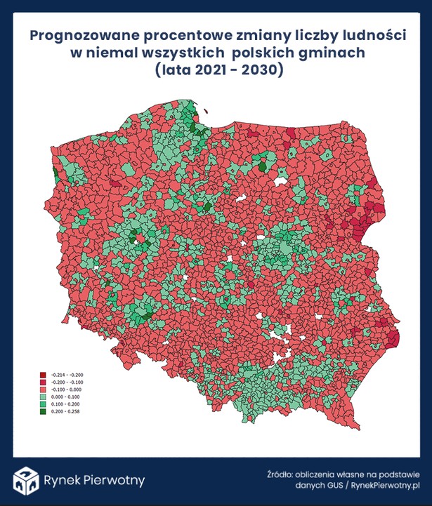 Demograficzna przyszłość Polski. Gdzie ubędzie najwięcej mieszkańców ...