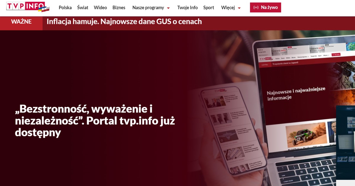 TVP Info w nowej odsłonie. Ruszyła strona internetowa stacji - Kultura