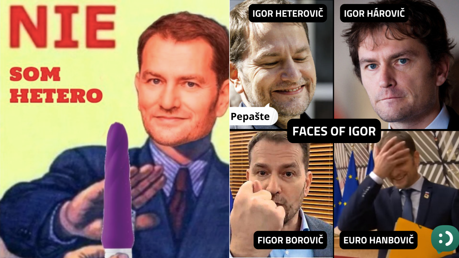 Matovič je hetero sapiens, Boris Kollár je všetkosexuál: Memečkári ...
