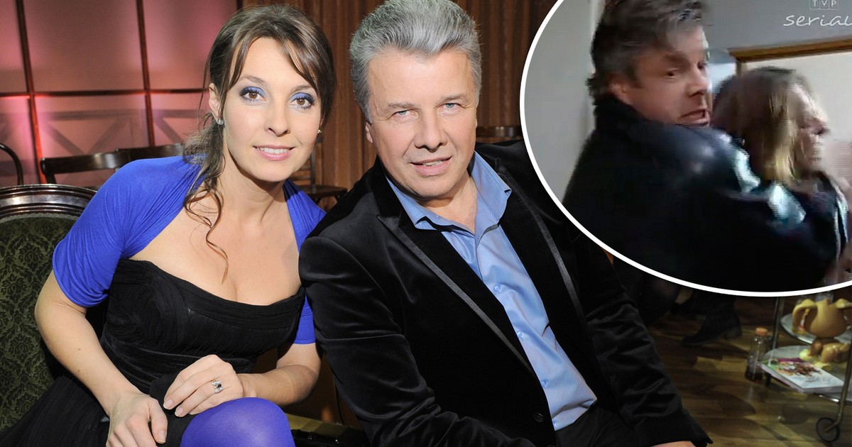 Emilian Kamiński i Justyna Sieńczyłło w "Klanie". Mieli scenę bójki!