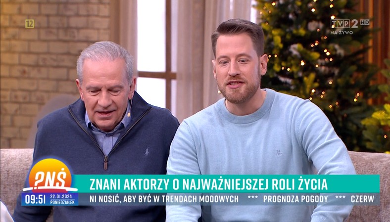 Tomasz Stockinger oburzony pytaniem w śniadaniówce. "No, bez przesady ...