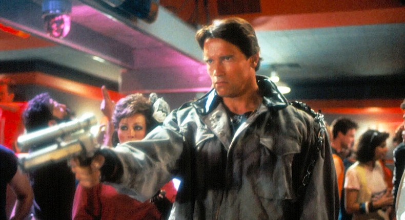 Arnold Schwarzenegger says he learned to shoot a gun blindfolded for ...