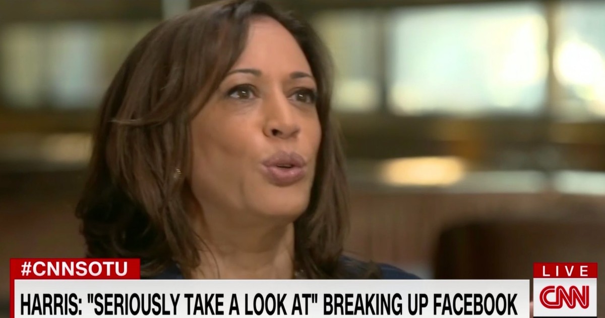 Kamala Harris says 'we need to seriously take a look' at breaking up ...