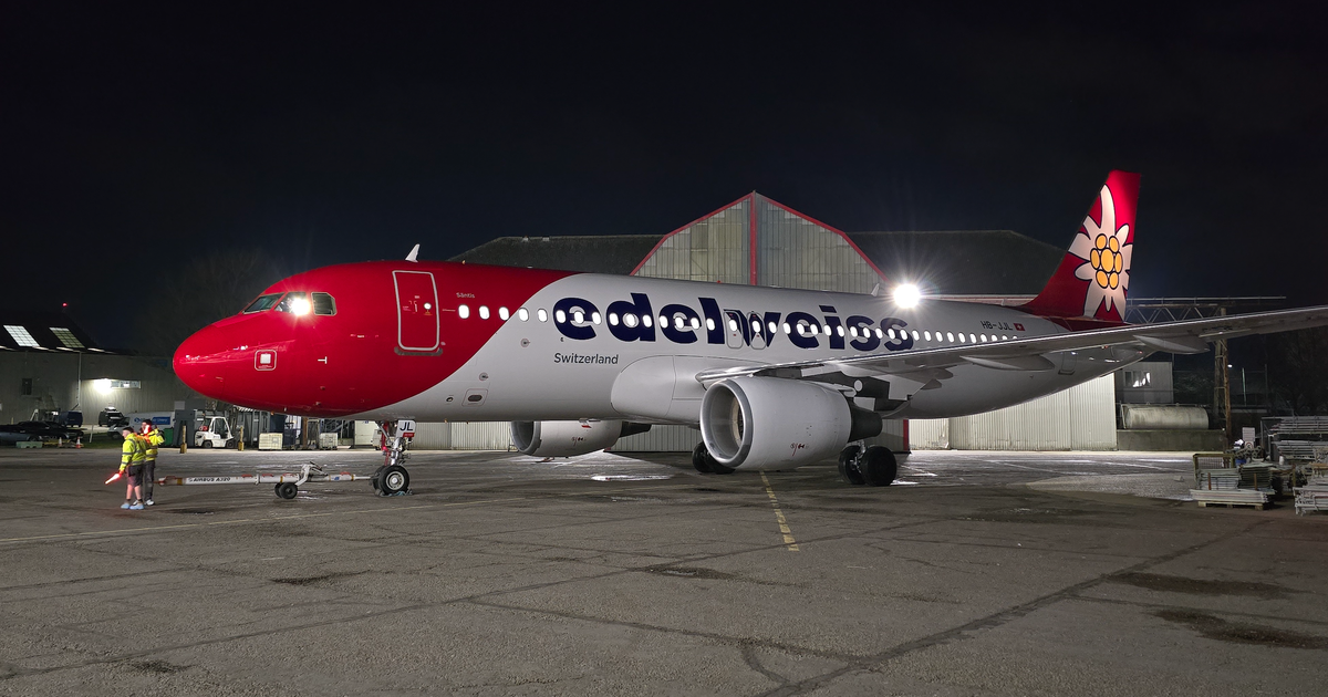 HB-JJL: Edelweiss hat ihren ersten Airbus A320 mit neuer Bemalung ...