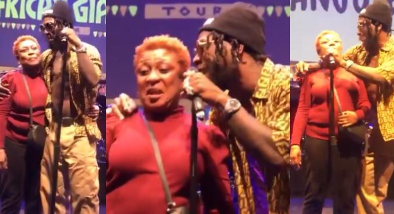 Burna Boy's mother wows crowd as she joined him to perform in Denver ... Burna Boy's mother wows crowd as she joined him to perform in Denver ...