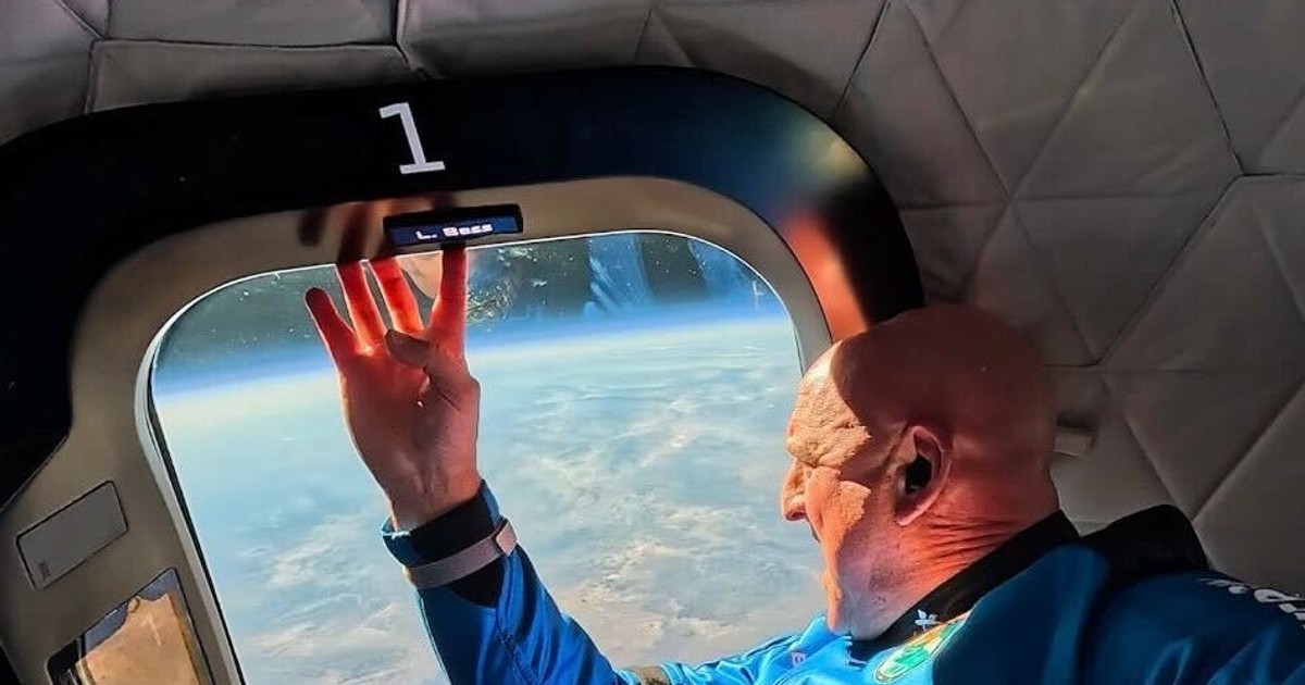 I just returned from my second voyage to space on Jeff Bezos' Blue ...