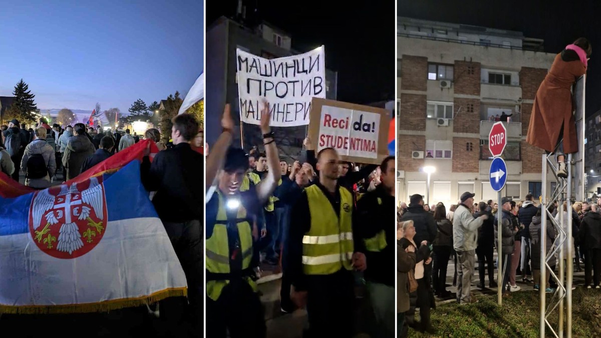 (Mapa) Studenti u blokadi idu peške od Beograda do Novog Sada: Detaljna ruta i satnica kretanja ...