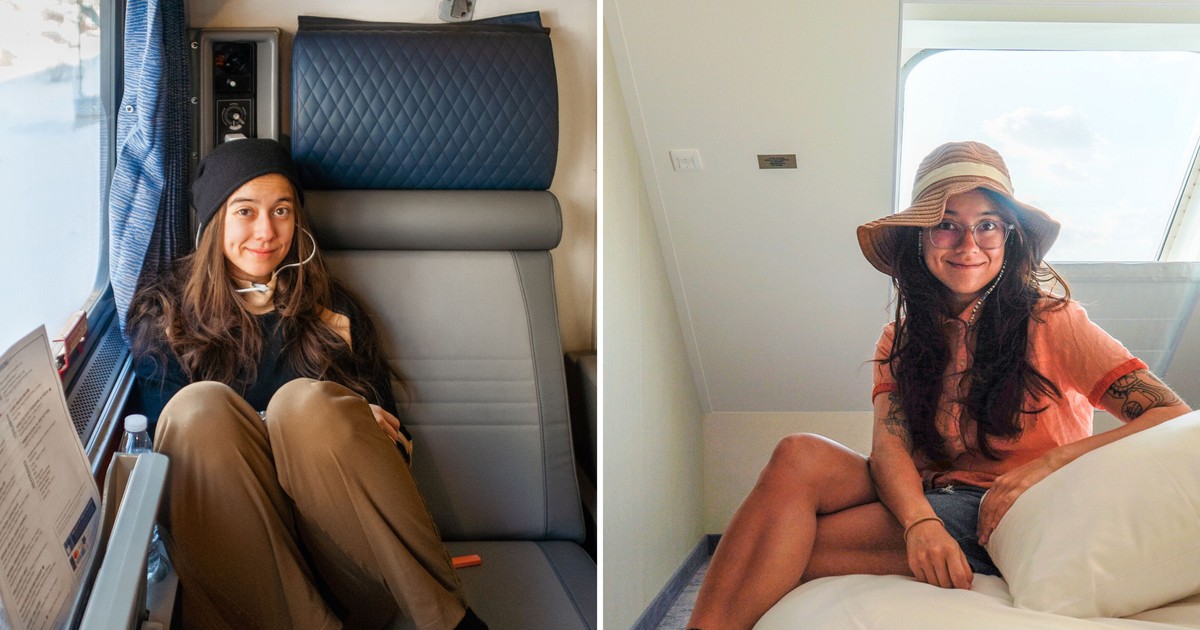 I've spent 140 hours on overnight trains and 14 nights on cruises. One ...