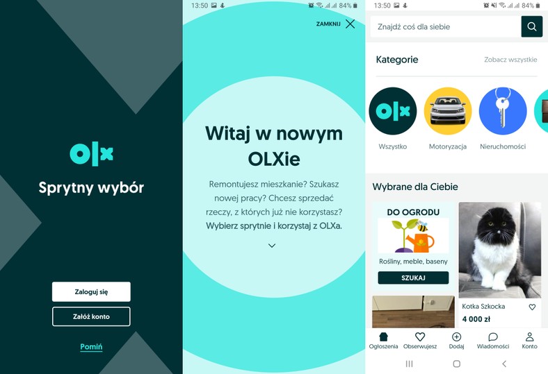 OLX ma nowe logo. Istotnie zmienił się także wygląd aplikacji i serwisu
