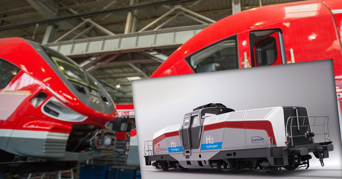 Pesa Bydgoszcz: lokomotywa na wodór - wizualizacje, premiera na Trako 2021