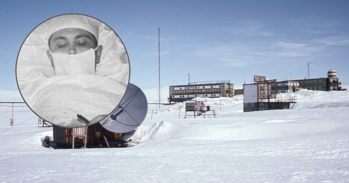 Rosjanin sam sobie wyciął wyrostek na Antarktydzie. Pomoc nie dotarła ...