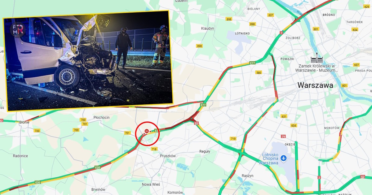 Karambol na autostradzie A2. Są ranni, duże utrudnienia w ruchu - Wiadomości