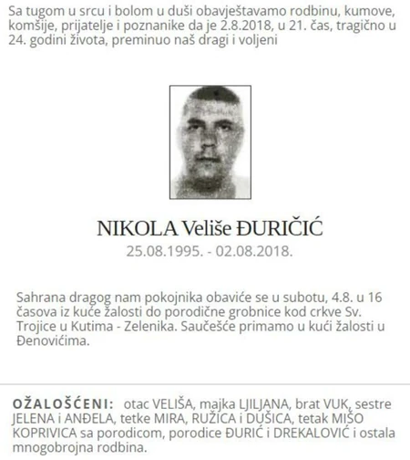 Pokojni brat Anđele Đuričić je zapravo rođen u avgustu, a ne u martu kako priča - Blic