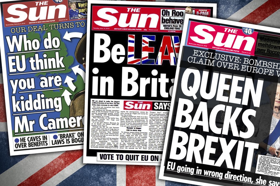 The Sun poparł Brexit. Brytyjskie tabloidy i Unia Europejska - Opinie ...