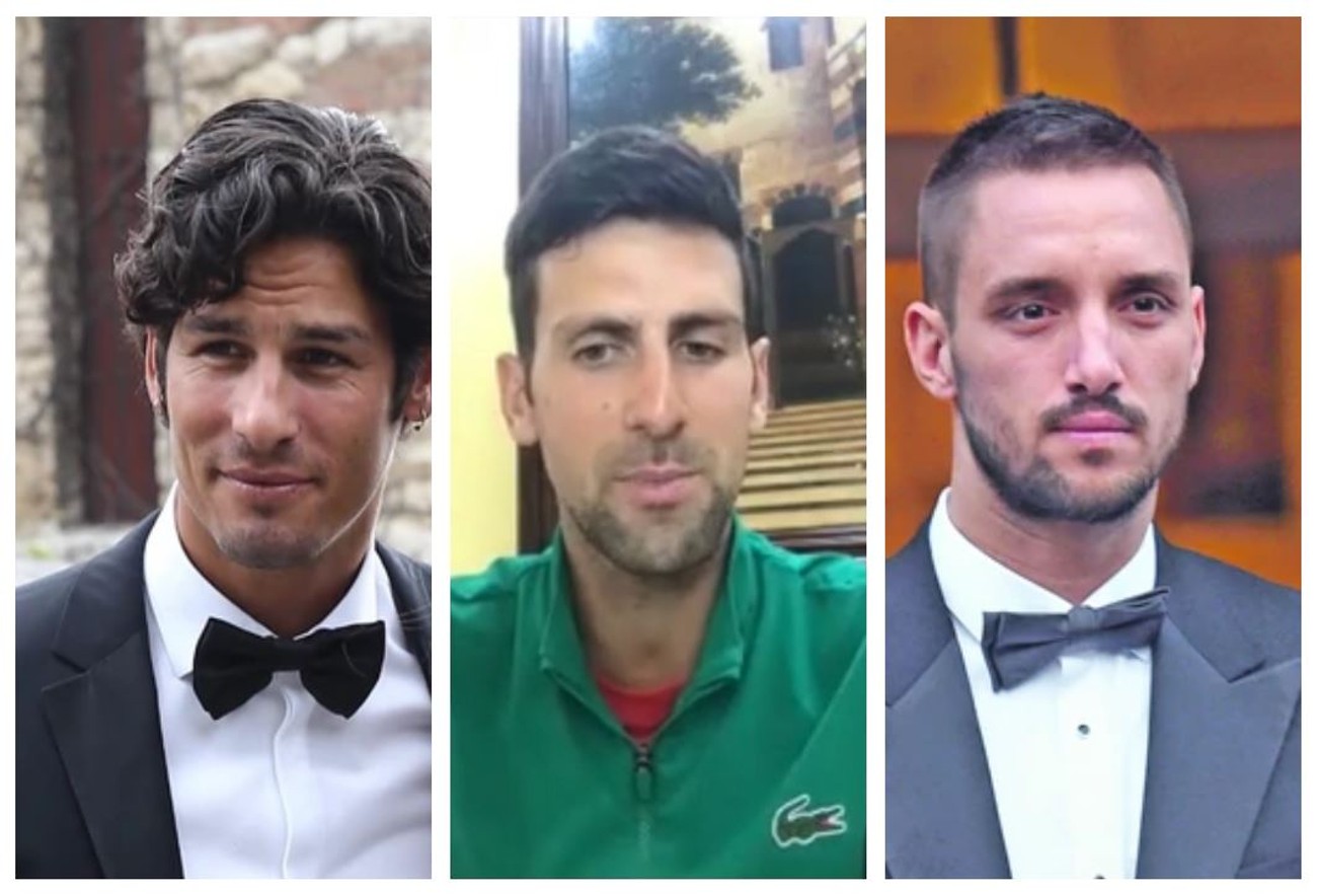 novak djokovic viktor trociki ilija bozoljac lidija popovic helena ...