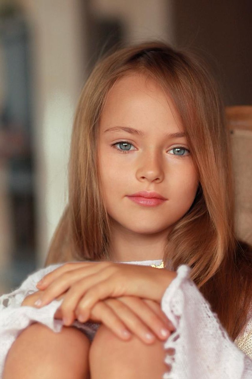 Dziecięca Modelka Najmłodsza Supermodelka Kristina Pimenova Rosja