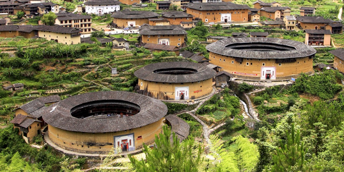 Chiny Tulou W Prowincji Fujian Podróże