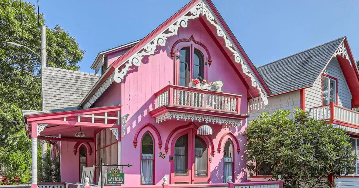 Pink is in, thanks to 'Barbie.' Here are 5 pink homes for sale that the ...