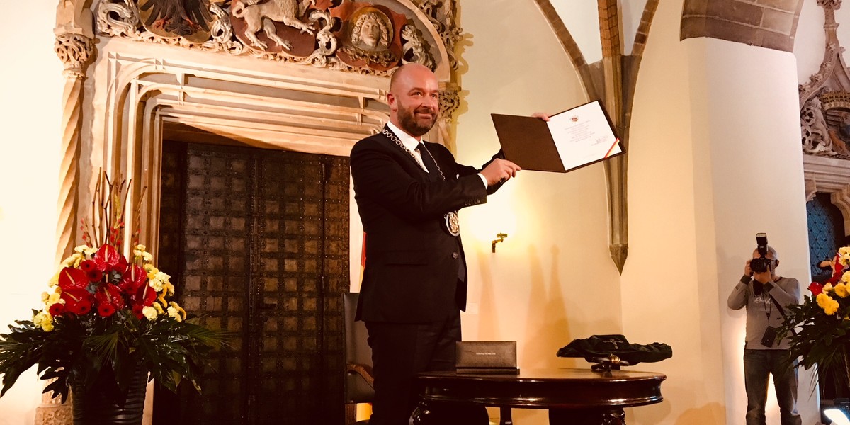 Wrocław: Jacek Sutryk oficjalnie prezydentem miasta - Wiadomości
