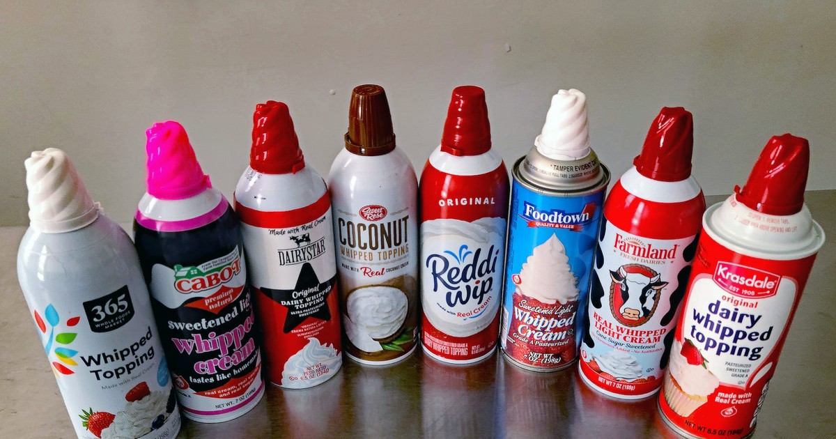 I tried 8 brands of whipped cream from the grocery store and ranked ...