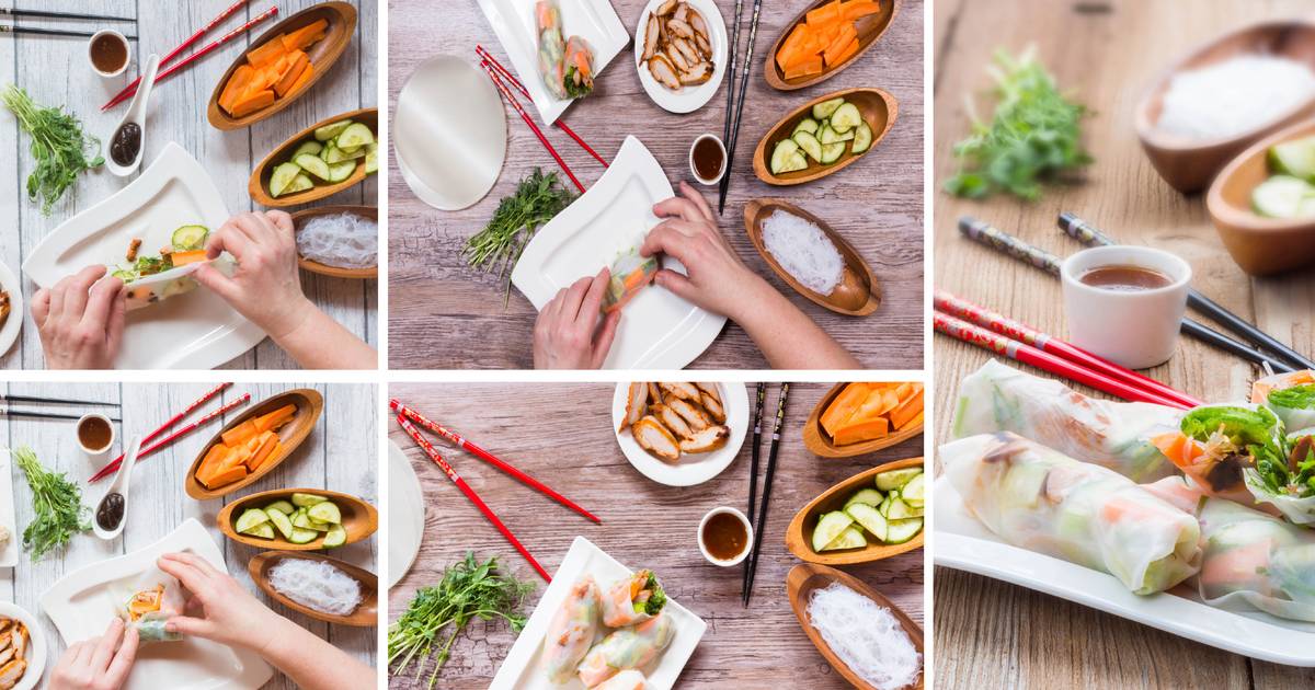 Spring rolls krok po kroku, czyli MEGA zdrowa alternatywa dla sałatek ...