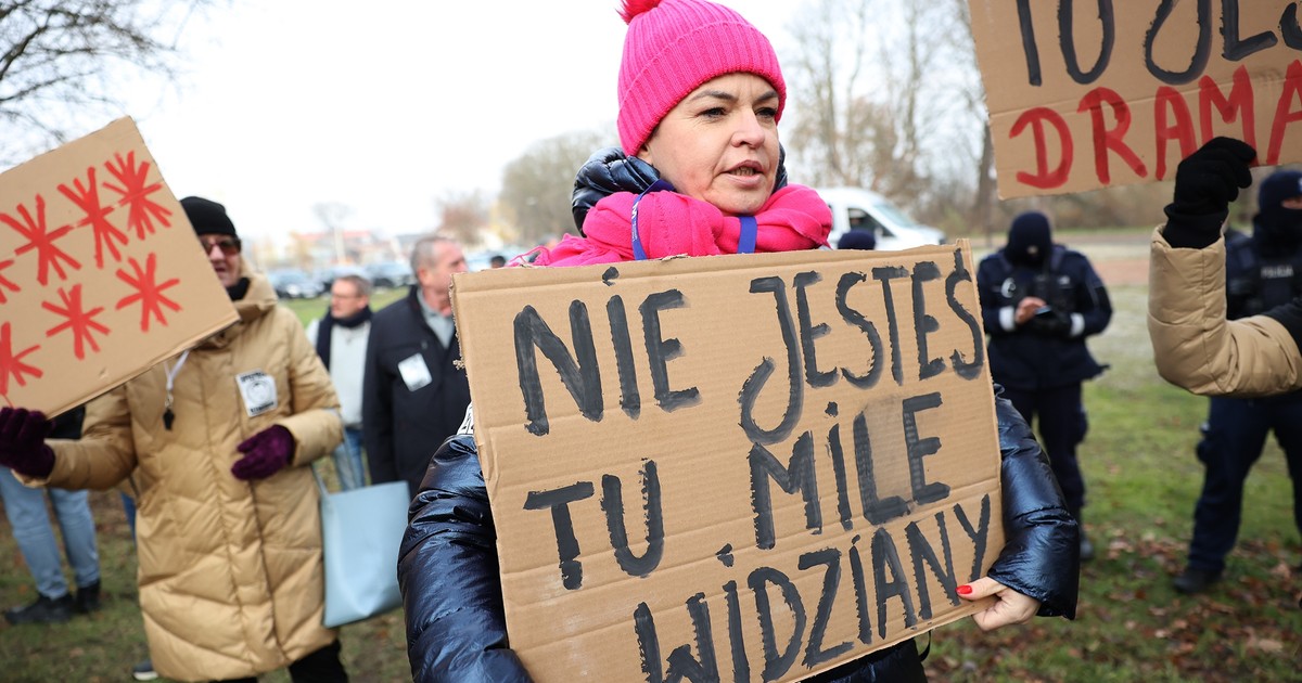 Nowa Sól. Wizyta Jarosława Kaczyńskiego, prezesa PiS i protesty mieszkańców