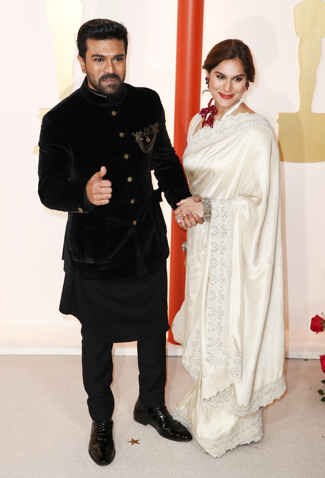 Najpiękniejsze pary na Oscarach 2023. Zakochani nie szczędzili sobie czułości - Plejada.pl