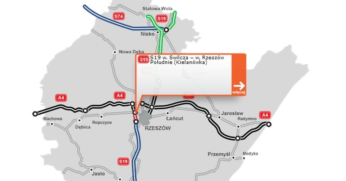 340 mln zł za 6-kilometrowy fragment Via Carpatia. Odcinek S19 koło Rzeszowa już gotowy - Forsal.pl