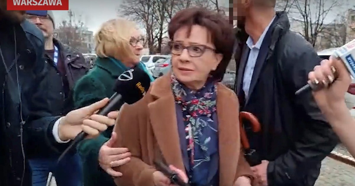 Elżbieta Witek wychodzi z TVP. Była siekła jak osa! Co mówiła?