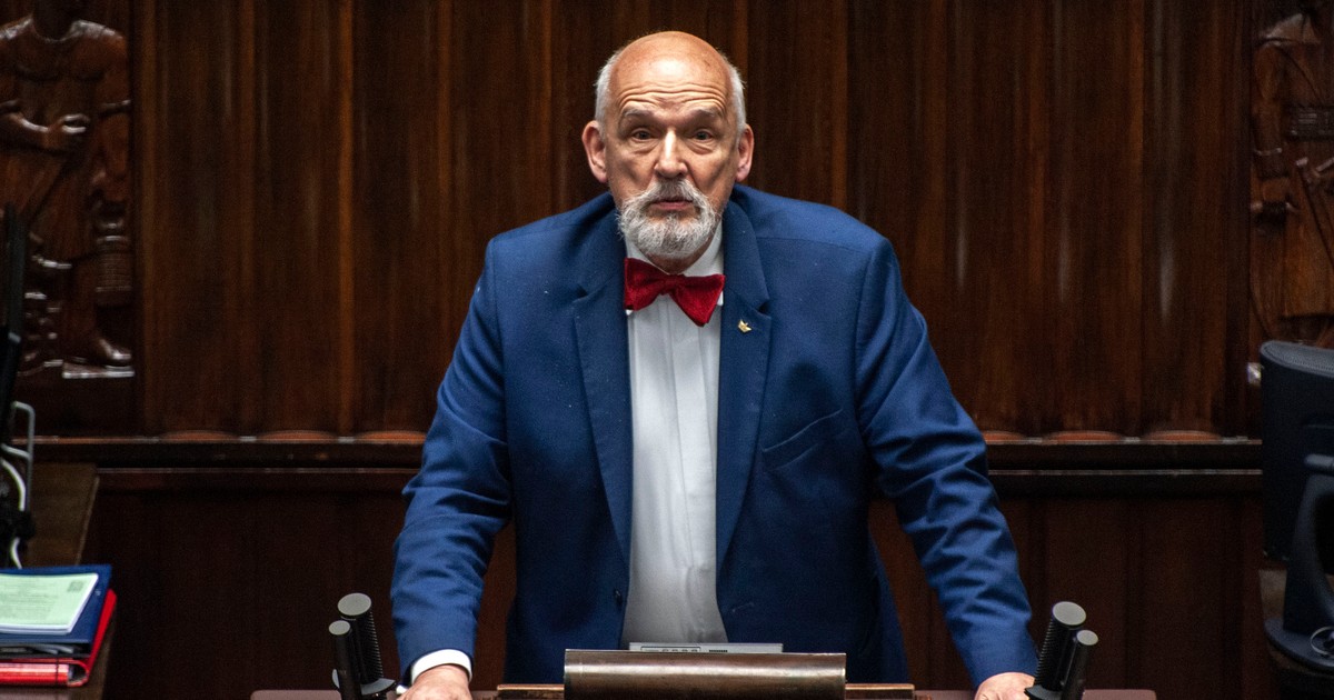 Żona kolegi zawstydziła Janusza Korwin-Mikkego. Polityk upokorzony