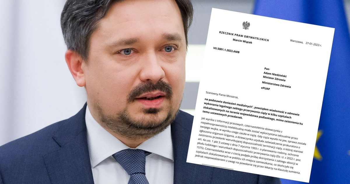Lekarze odmówili aborcji zgwałconej 14-latce. RPO interweniuje - Wiadomości