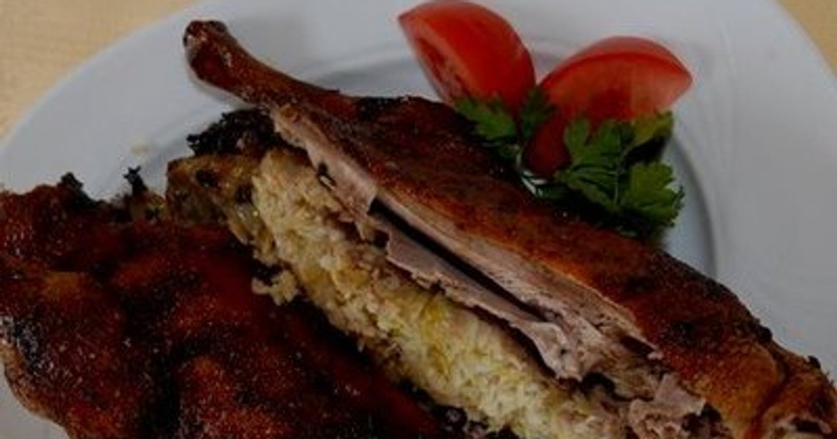 Gazdagon töltött kacsa recept