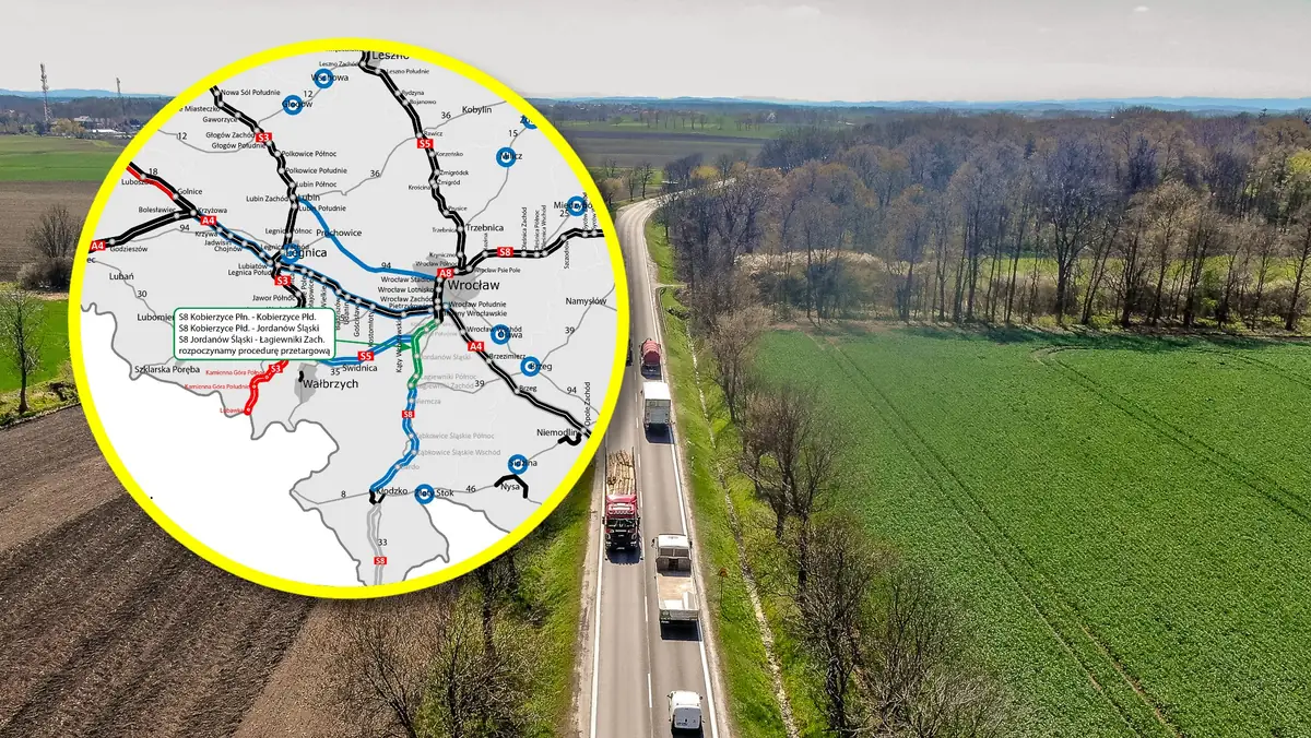 Trasa S8 zamiast niebezpiecznej DK8. Powstanie nowa ekspresówka [MAPA]