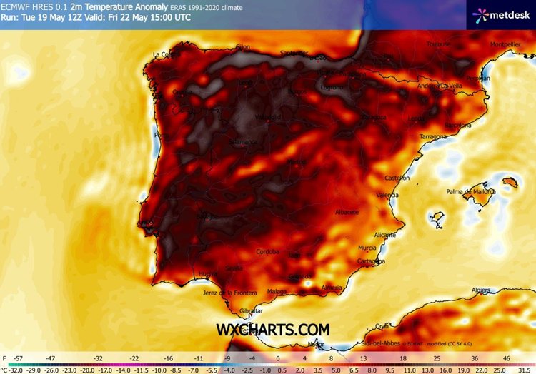 Pierwsza tak silna fala upałów w tym roku sunie do Europy. Prawie 40 st ...
