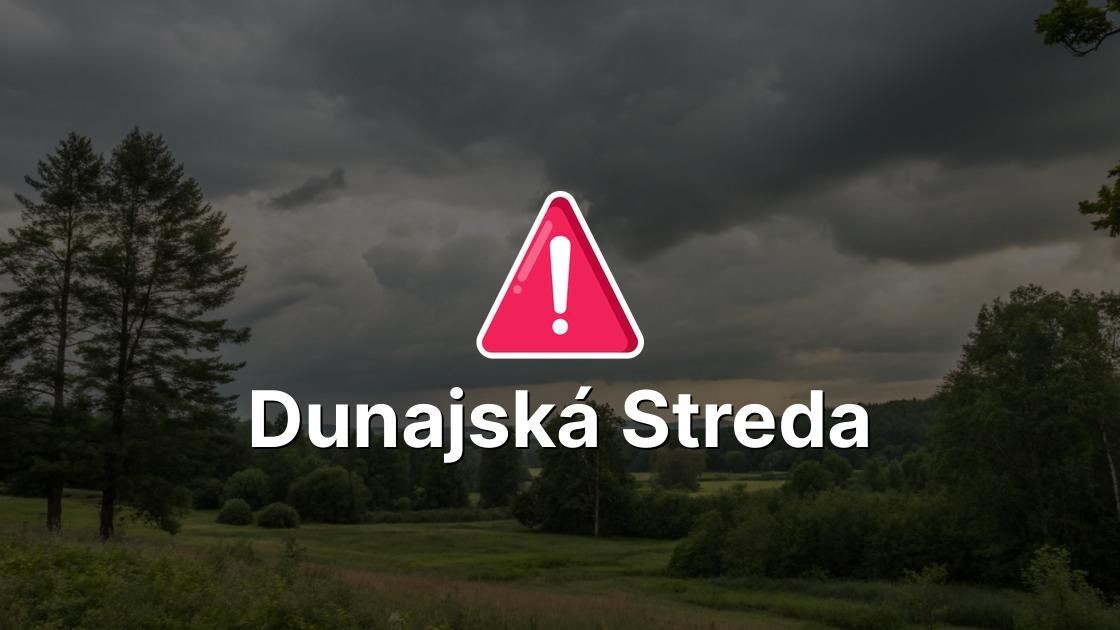 Dunajská Streda - Výstraha! Čo potrebujete vedieť o počasí na 29. 09 ...