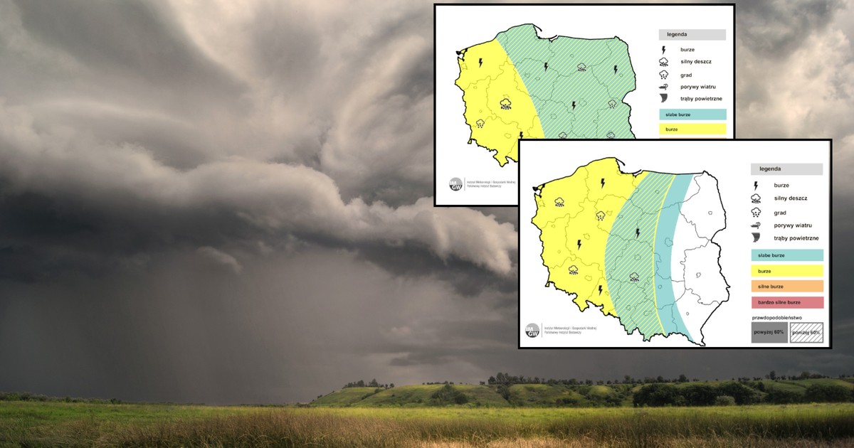 Weekend z groźną pogodą. Złowrogie chmury i burze nie ominą żadnego miejsca - Wiadomości
