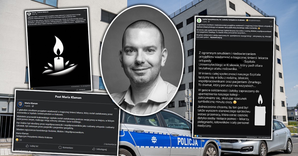 Atak na lekarza w Krakowie: kim był dr Tomasz Solecki, ofiara nożownika?