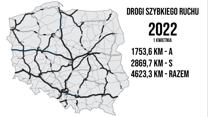 GDDKiA: Tak zmieniła się mapa drogowa Polski przez ostatnie 20 lat ...