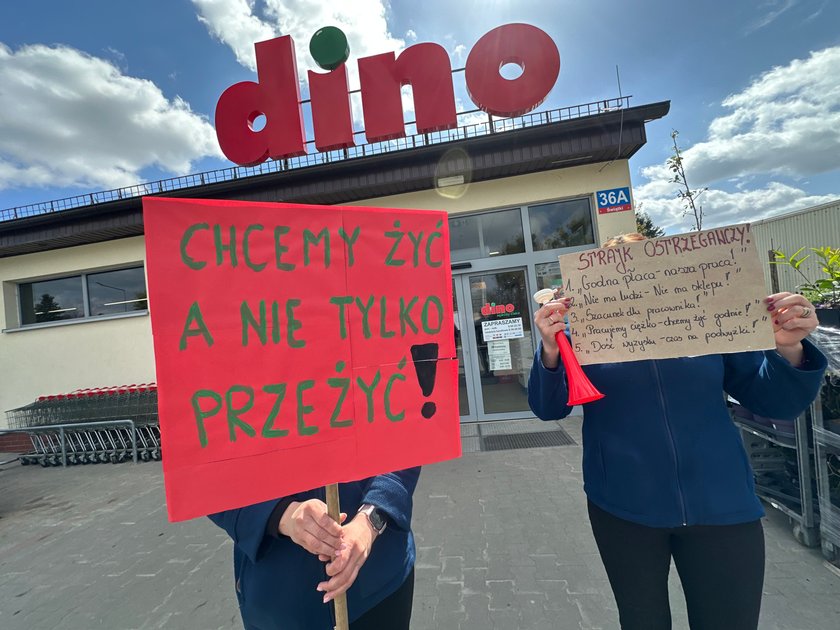 Wielki strajk w Dino. "Pokazaliśmy żółtą kartkę zarządowi"
