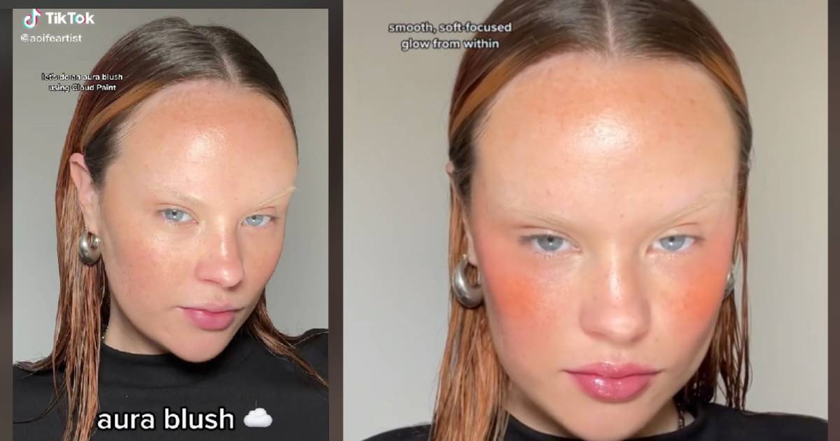 "Aura blush" to rumieniec dla odważnych. Teraz święci triumfy na TikToku | Ofeminin