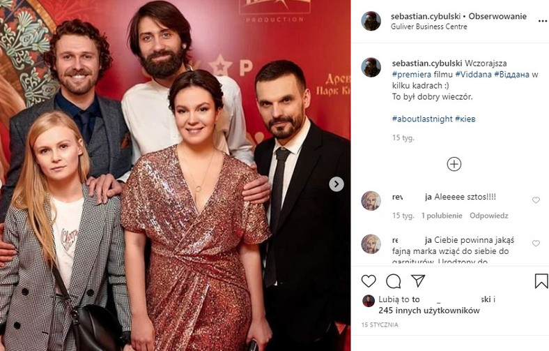 Sebastian Cybulski gwiazdą w Ukrainie. Zagrał w głośnym filmie "Viddana ...