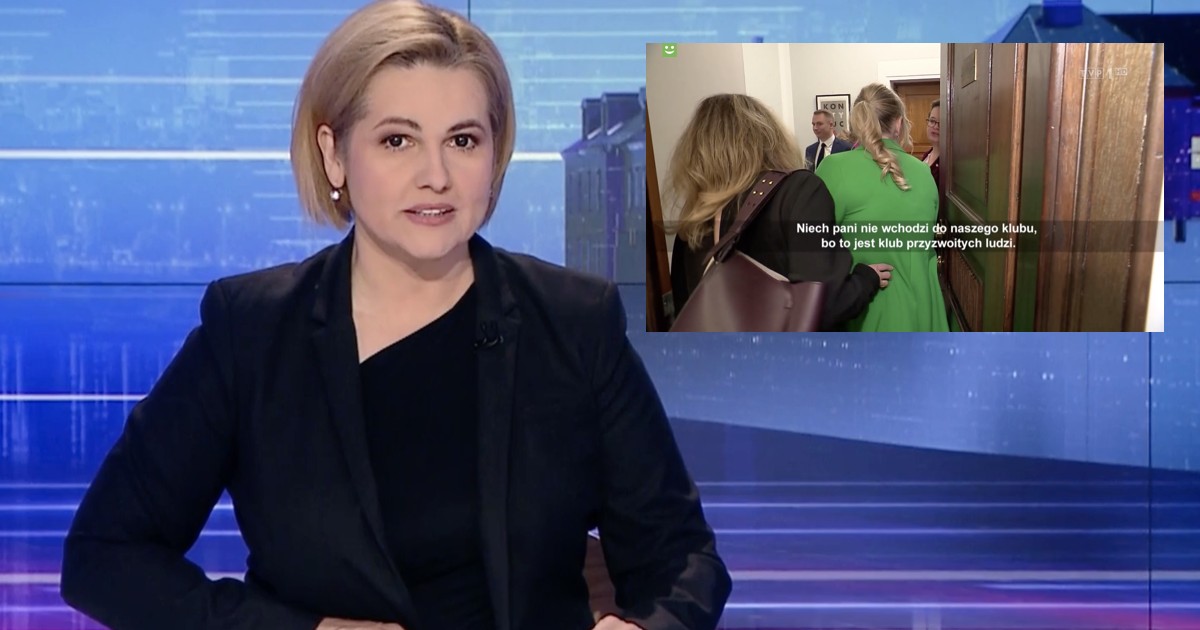 Zaskakująca sytuacja w "Wiadomościach" TVP. Reporterka wtargnęła do ...