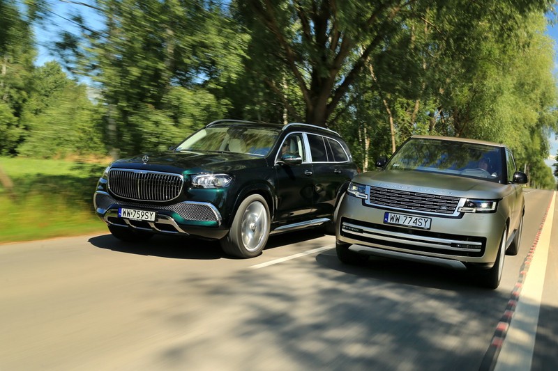 Range Rover i Maybach GLS to SUVy do bycia wożonym