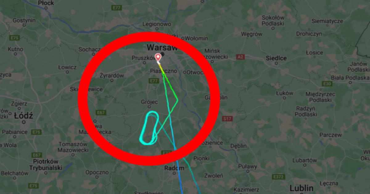 Samolot PLL LOT przez dwie godziny krążył w nocy w okolicach Warszawy - Podróże