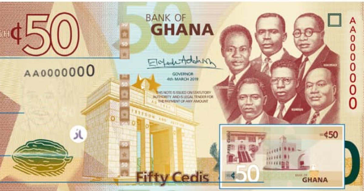 See the upgraded cedi notes, signed by BoG Governor Dr. Addison | Pulse ...